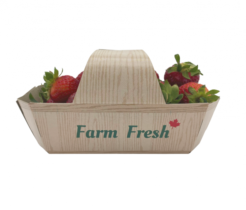1 Litre Single Handled Basket - Wellington Produce Packaging