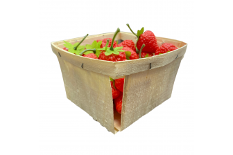 1 Quart Wood Berry Box - Wellington Produce Packaging