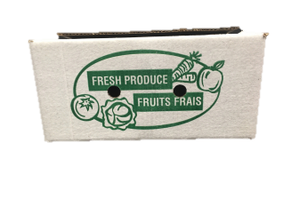 Half Bushel Waxed Carton - Wellington Produce Packaging